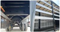 China 2 Or 3 Axle With Water Resistant Laminated Plywood Tarped Tarpaulin Side Curtain Cargo Truck Trailer for sale