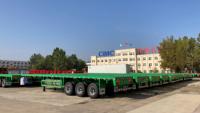 China USED 3AXLES FLATBED SEMI TRAILER for sale