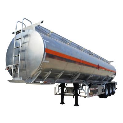 China USED 3AXLES FUEL TANK SEMI TRAILER CUSTOMIZED FUEL DELIVERY for sale