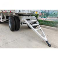 China Iron Mechanical Suspension 40T Payload Tare Weight About 8.5T 4 Axle Drawbar Full Fence Trailer for sale