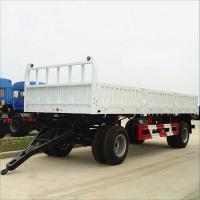 China CIMC 1/ 2 Axle High Tense Steel 6.5-9.5m Length Load Capacity 20-30 Tons Flatbed With Moving Turn Full Truck for sale