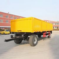 China CIMC 1/ 2 Axle High Tense Steel 6.5-9.5m Length Load Capacity 20-30 Tons Flatbed With Moving Turn Full Truck for sale