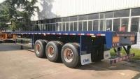 China CIMC 3AXLES FLATBED SEMI TRAILER for sale