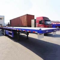 China CIMC 3AXLES FLATBED SEMI TRAILER for sale