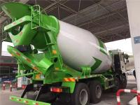 China Used Sinotruk Howo 10M3 Self-Loading Concrete Cement Mixer Truck With Pump for sale