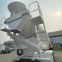 China Used Sinotruk Howo 10M3 Self-Loading Concrete Cement Mixer Truck With Pump for sale