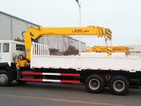 China ISUZU Left Hand Drive 380hp Max Lifting Capacity 10000kg Tare Weight 4000kg Truck Loading Mounted Crane for sale