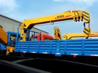 China ISUZU Left Hand Drive 380hp Max Lifting Capacity 10000kg Tare Weight 4000kg Truck Loading Mounted Crane for sale