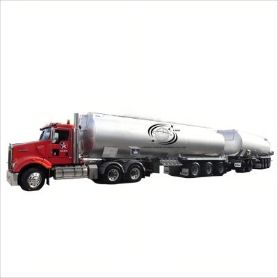 China Advanced B-Tank Fuel Tanker Semi Trailer Engineered For Safe Efficient Transportation Of Liquid With Enhanced Capacity for sale