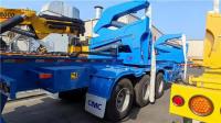 China 3 Axle 20 Feet Mechanical Suspension King Pin 2/3.5 Feet Container Side Loader Trailer for sale