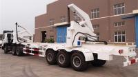 China 3 Axle 20 Feet Mechanical Suspension King Pin 2/3.5 Feet Container Side Loader Trailer for sale