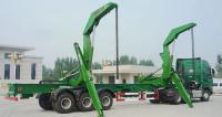 China 3 Axle 20 Feet Mechanical Suspension King Pin 2/3.5 Feet Container Side Loader Trailer for sale
