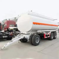 China High Quality DrawBar Fuel Tanker Full Trailer for sale