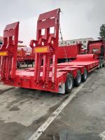 China Customizable Steel Three- And Four-Axis CIMC Lowbed Semi-Trailer Truck Trailers for sale