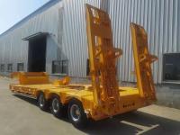 China Customizable Steel Three- And Four-Axis CIMC Lowbed Semi-Trailer Truck Trailers for sale