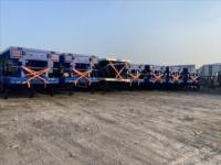 China Heavy-Duty Fatbed Semi Trailer For Stable And Efficient Transportation Of Oversized Loads for sale