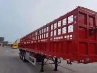 China High Performance Fence Semi Trailer For Secure Transport Of Livestock Animals And Heavy Load for sale