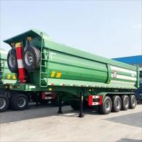 China Africa Heavy-Duty Dump Truck Semi Trailer: Engineered for Efficient Transportation and Unloading of Bulk Materials and Waste for sale