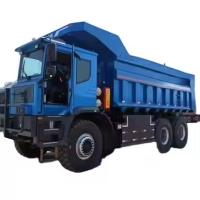 China Customized 6*4 Driving Type 3 Axles Tare Weight 39000kg Electric Mining Dump Truck for sale