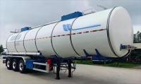 China CIMC Stainless Steel LNG Gas With Single Or 2/4 Optional Compartment Cryogenic Trucks for sale