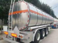 China CIMC Multi Function Aluminum Alloy 3 Axle 25000-70000l Petrol Tank Oil Fuel Tanker for sale