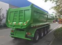 China U Shape 3/4/5 Axle Tipper Dump Trailers for Stone Sand or Coal Transportation for sale
