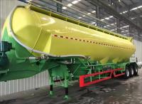 China CIMC 3 Axle Transport Cement Granular Materials Or Dry Bulk Cement Powder Tanker Semi Truck Trailer for sale