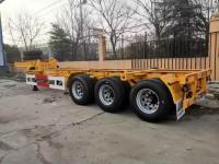 China CIMC 2/3 Axles 20-40-45ft Extendable Slider Skeleton Container Chassis Semi-trailer for sale