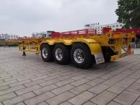China CIMC 2/3 Axles 20-40-45ft Extendable Slider Skeleton Container Chassis Semi-trailer for sale
