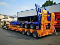China Steel Iron 20ft 40ft 50ft 53ft 2 3 4 5 Axles Frame Shipping Container Chassis Skeleton Semi Trailer for sale