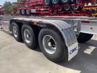 China Steel Iron 20ft 40ft 50ft 53ft 2 3 4 5 Axles Frame Shipping Container Chassis Skeleton Semi Trailer for sale
