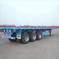 China Steel Iron 20ft 40ft 50ft 53ft 2 3 4 5 Axles Frame Shipping Container Chassis Skeleton Semi Trailer for sale
