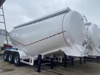 China CIMC 3 Axis High Strength Powder Tanker With Diesel Engine Unit Semi Trailer for sale