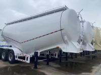 China CIMC 3 Axis High Strength Powder Tanker With Diesel Engine Unit Semi Trailer for sale