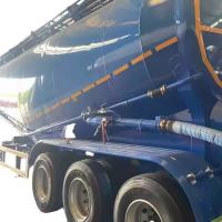 China V Type 3 Axis 60 Cubic Meters Made Of Steel With A Max Payload Of 60t Cement Semi Trailer for sale