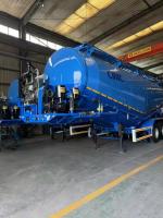 China V Type 3 Axis 60 Cubic Meters Made Of Steel With A Max Payload Of 60t Cement Semi Trailer for sale