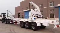 China CIMC High Strength Steel 3-Axle Container Side Lifter Loader Trailers for sale