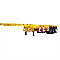 China Cimc New 3 Axle High Load Heavy Duty Container Transport Semi Trailer for sale
