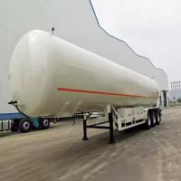 China 13150*2500*4100mm 1 Compartment 45CBM 60000 Liters LNG Transport Tank Semi Trailer for sale