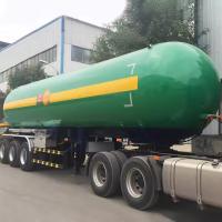 China 13150*2500*4100mm 1 Compartment 45CBM 60000 Liters LNG Transport Tank Semi Trailer for sale