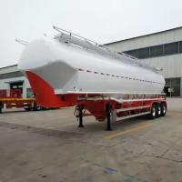 China Carbon Steel 3 Axles W Type 2-3 Compartment Customized Hual 60T Flour Tank Trailer for sale