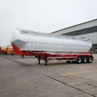 China Carbon Steel 3 Axles W Type 2-3 Compartment Customized Hual 60T Flour Tank Trailer for sale