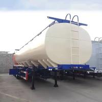 China 4 Axles 54000liters 6 Compartments Carbon Steel For Liquid Chemical Petroleum Food Processing Oil Fuel Tank Trailer for sale