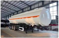 China 4 Axles 54000liters 6 Compartments Carbon Steel For Liquid Chemical Petroleum Food Processing Oil Fuel Tank Trailer for sale