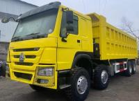 China Howo Brand 8x4 Dump Truck 375 Horsepower Manual Transmission Diesel Fuel New Condition For Construction In Africa for sale