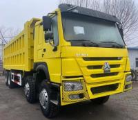 China Howo Brand 8x4 Dump Truck 375 Horsepower Manual Transmission Diesel Fuel New Condition For Construction In Africa for sale