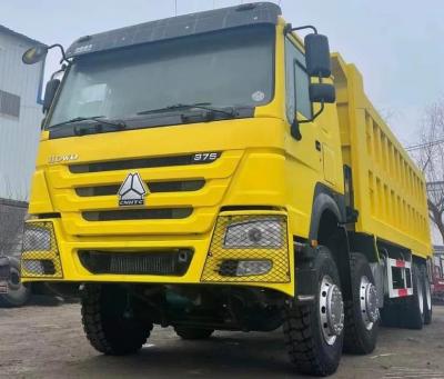 China Howo Brand 8x4 Dump Truck 375 Horsepower Manual Transmission Diesel Fuel New Condition For Construction In Africa for sale