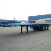 China Heavy-Duty Fatbed Semi Trailer For Sale In Africa: Designed For Stable And Efficient Transportation Of Oversized Loads for sale