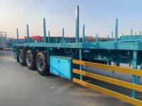 China Heavy-Duty Fatbed Semi Trailer For Sale In Africa: Designed For Stable And Efficient Transportation Of Oversized Loads for sale