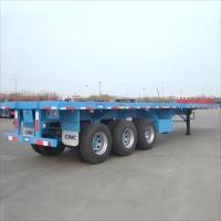 China Heavy-Duty Fatbed Semi Trailer For Sale In Africa: Designed For Stable And Efficient Transportation Of Oversized Loads for sale